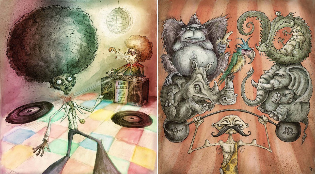 The Fateful Fable of 13 - Pickled Circus: The Art of Matthew Roby