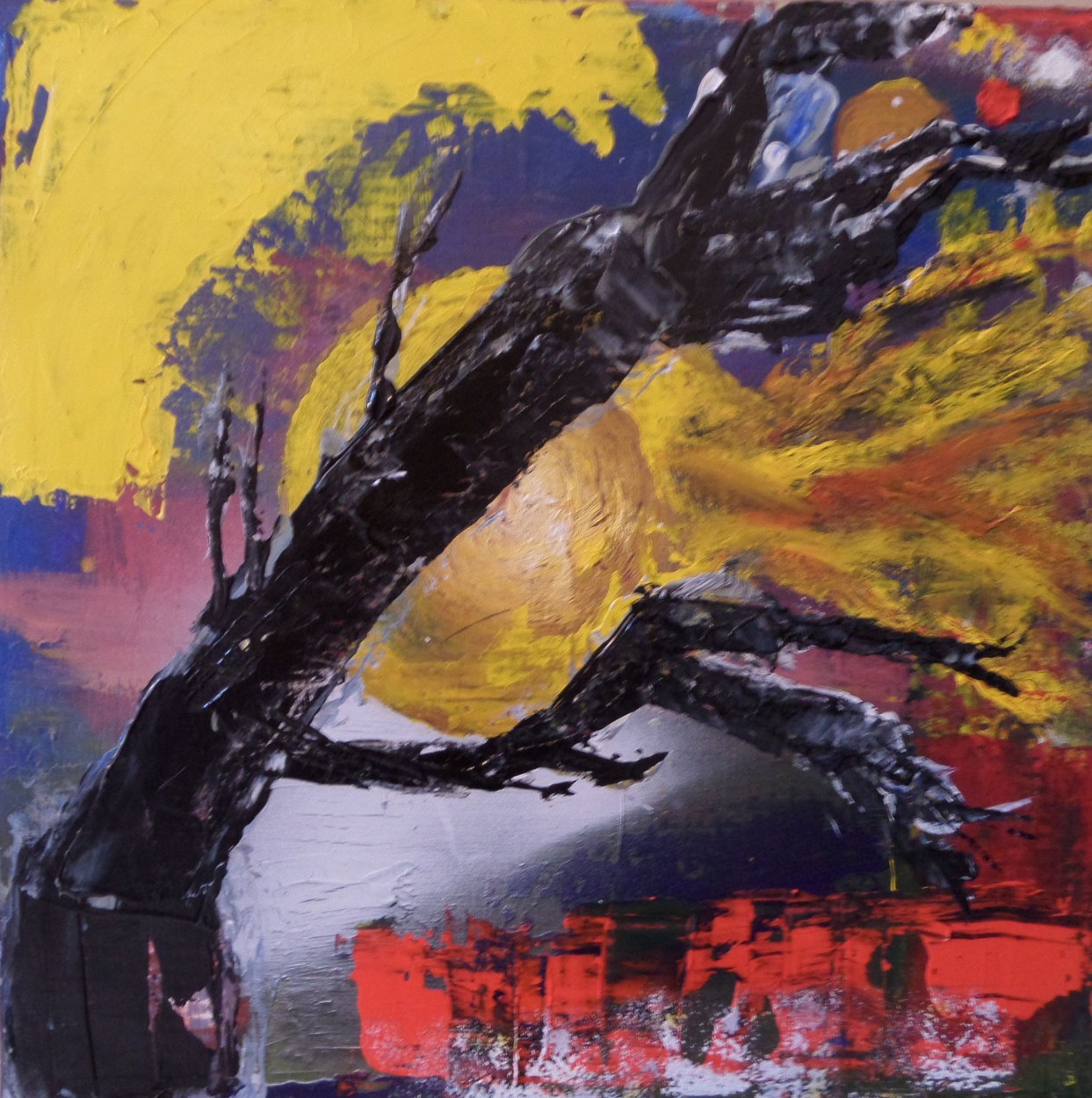 Abstract on Pizza Boxes - Marc Hawkins