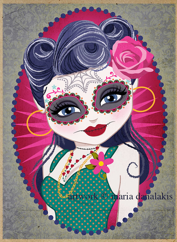 Custom Portraits and Pin up girls - Maria Danalakis's Portfolio